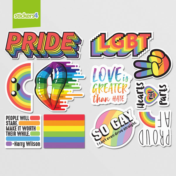 Lgbt Pride Sticker Pack Decorative Accessories Stickers4