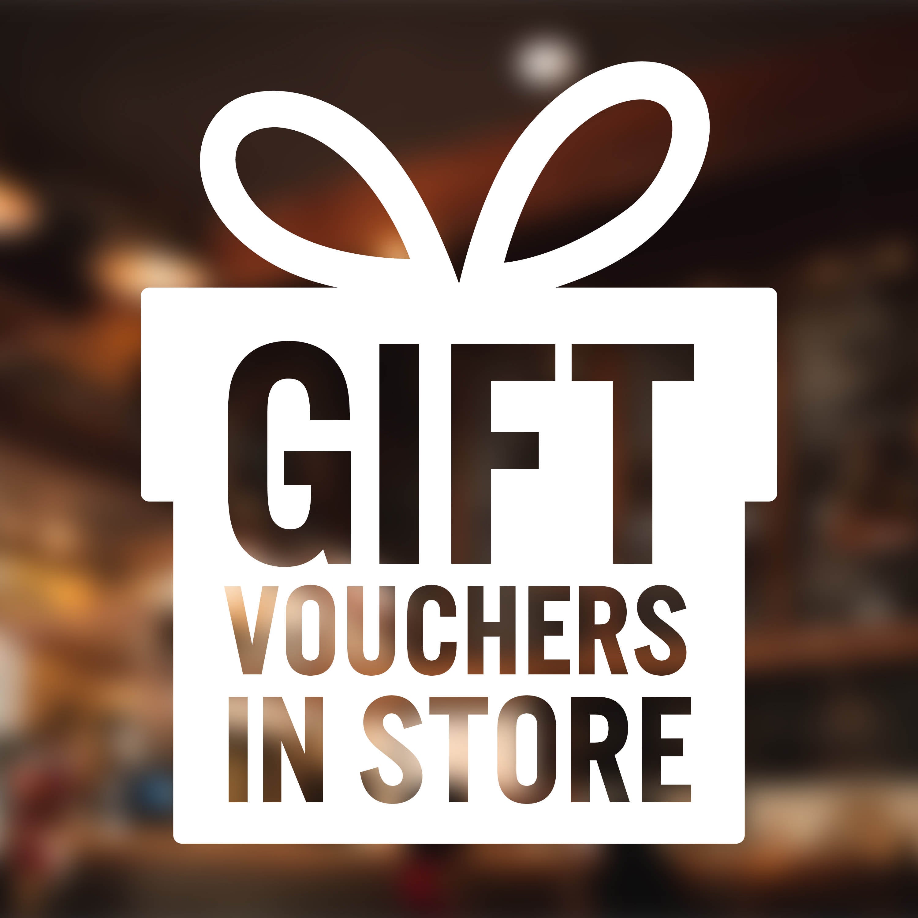 Gift Voucher Window Stickers