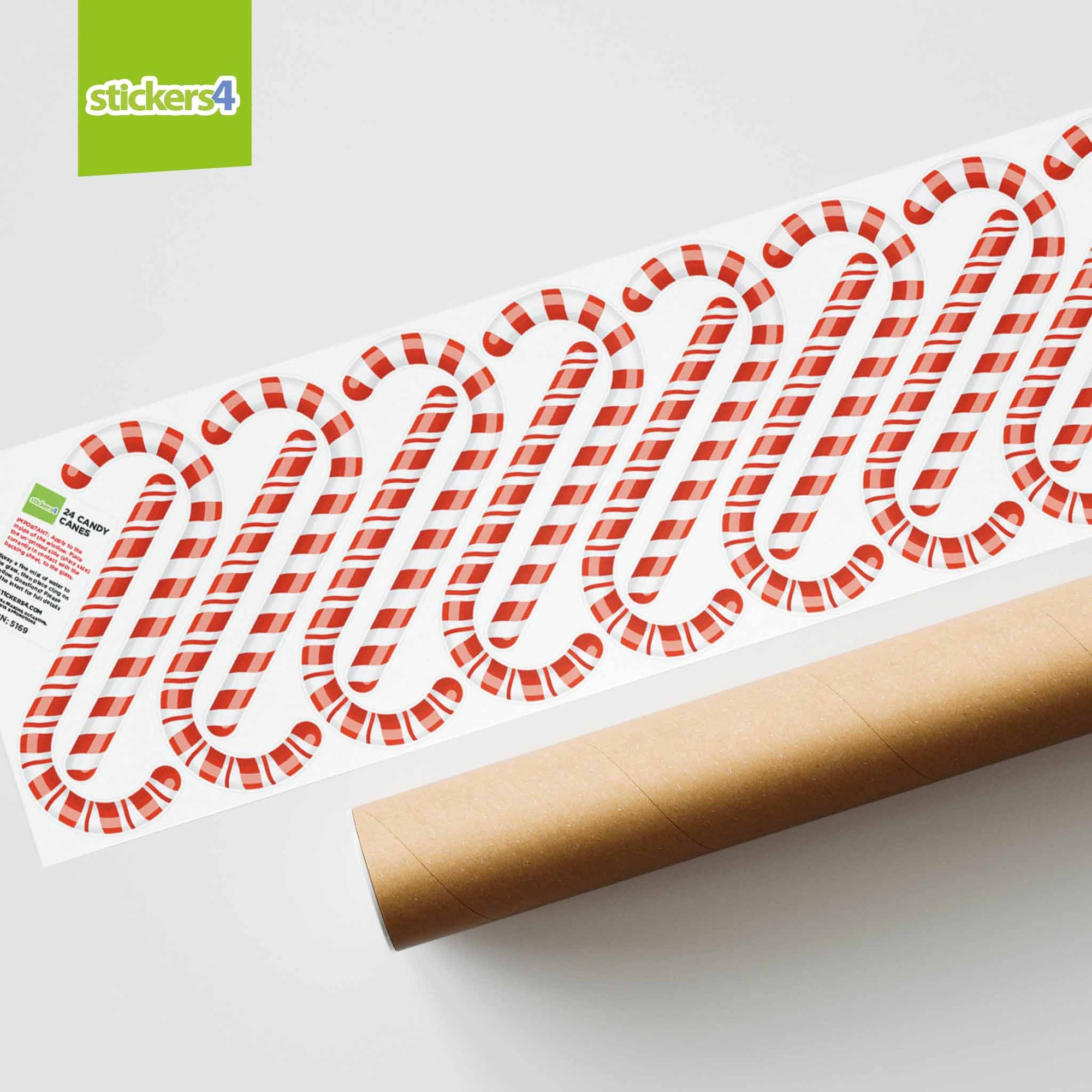 Christmas Candy Cane Window Stickers | Shop Cling Decal