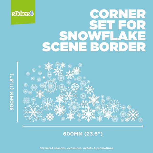 Snowflake Scene Corner Set