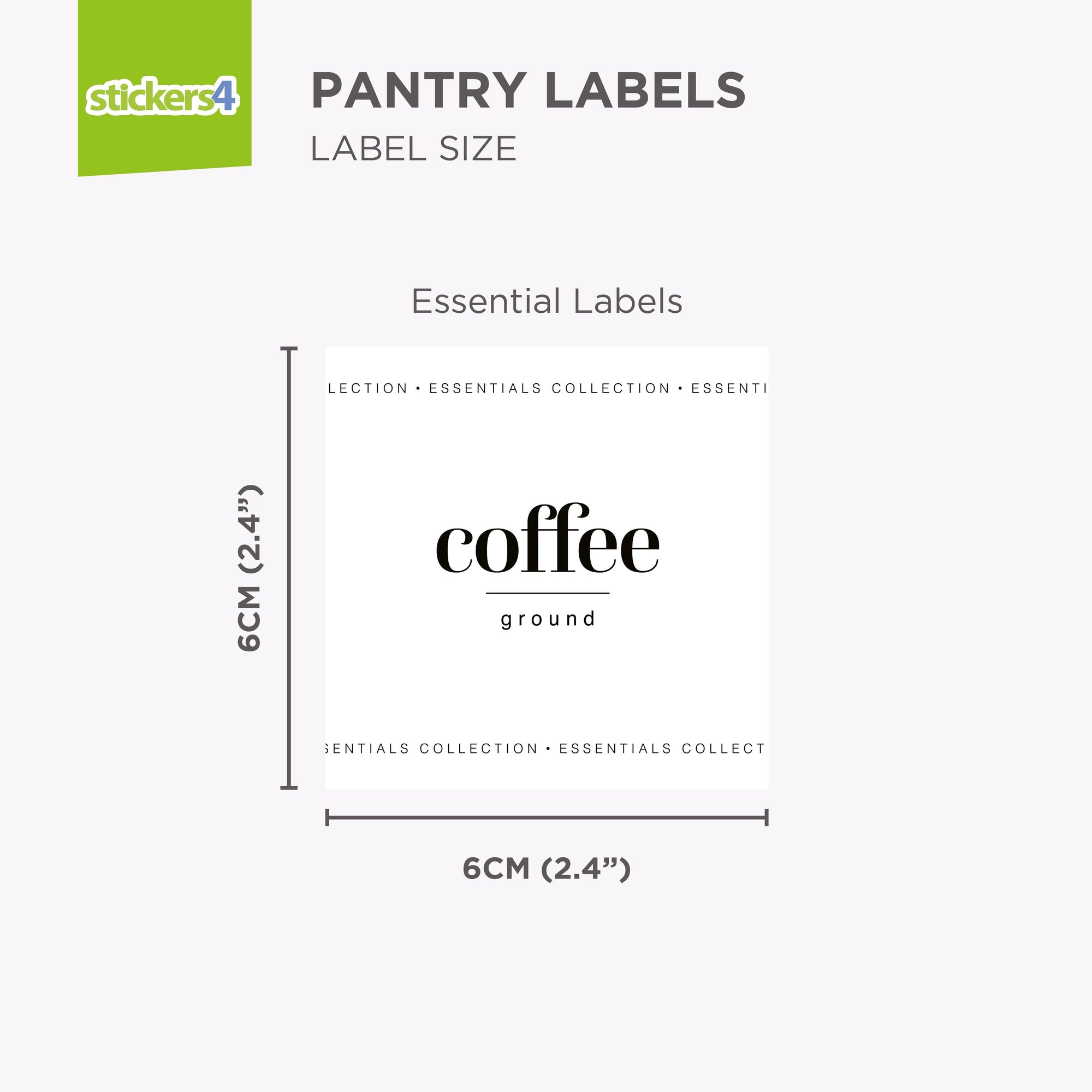 93 Essentials Collection Pantry Labels