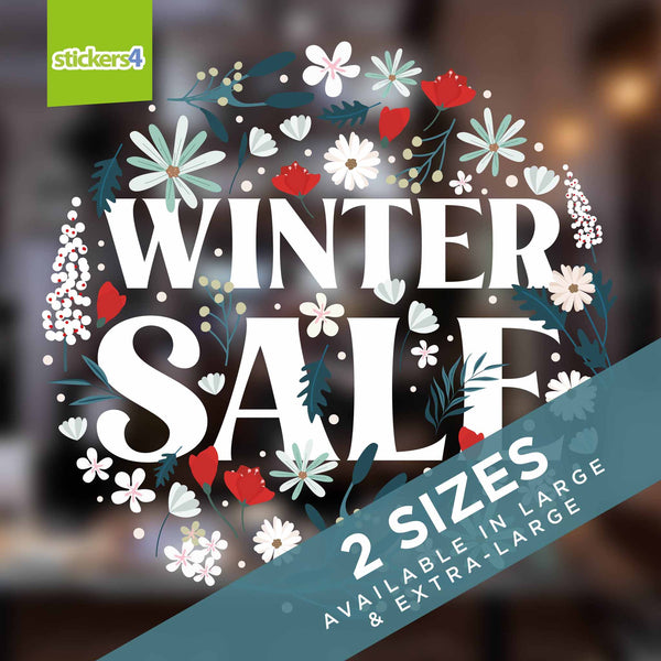 Autumn Window Stickers | Winter Display Decorations