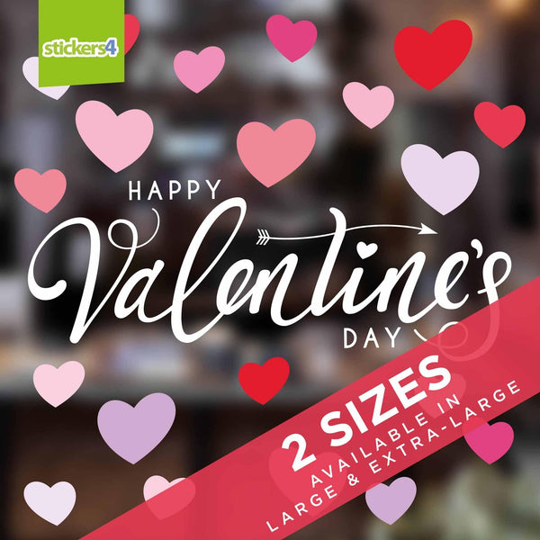 Valentine’s Day Window Stickers & Clings (UK) | Retail Displays & Home
