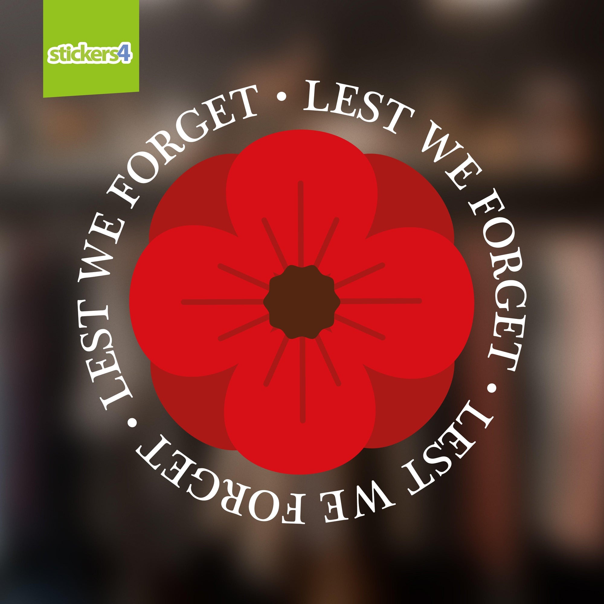 Lest We Forget & Animals of War Poppy Roundel Double Pack - Remembranc