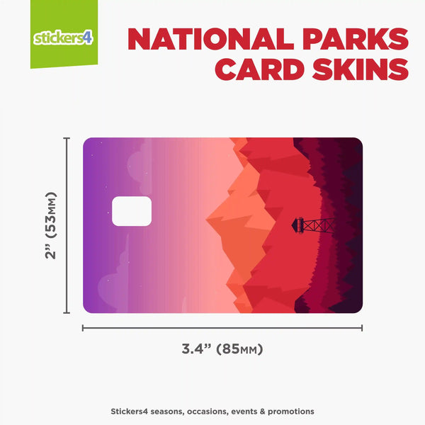 National Park Credit Card Stickers | Bank Card Skins