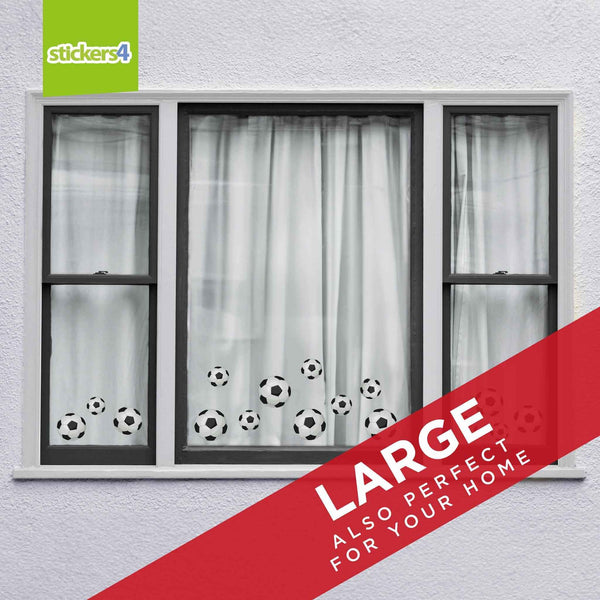 Pack of 16 Football Window Stickers | Sporting Events