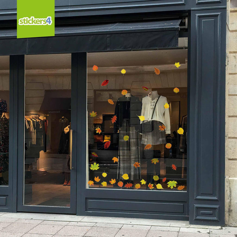 42 Photorealisitic Autumn Leaves Window Decals / Stickers4 Your Autumn ...