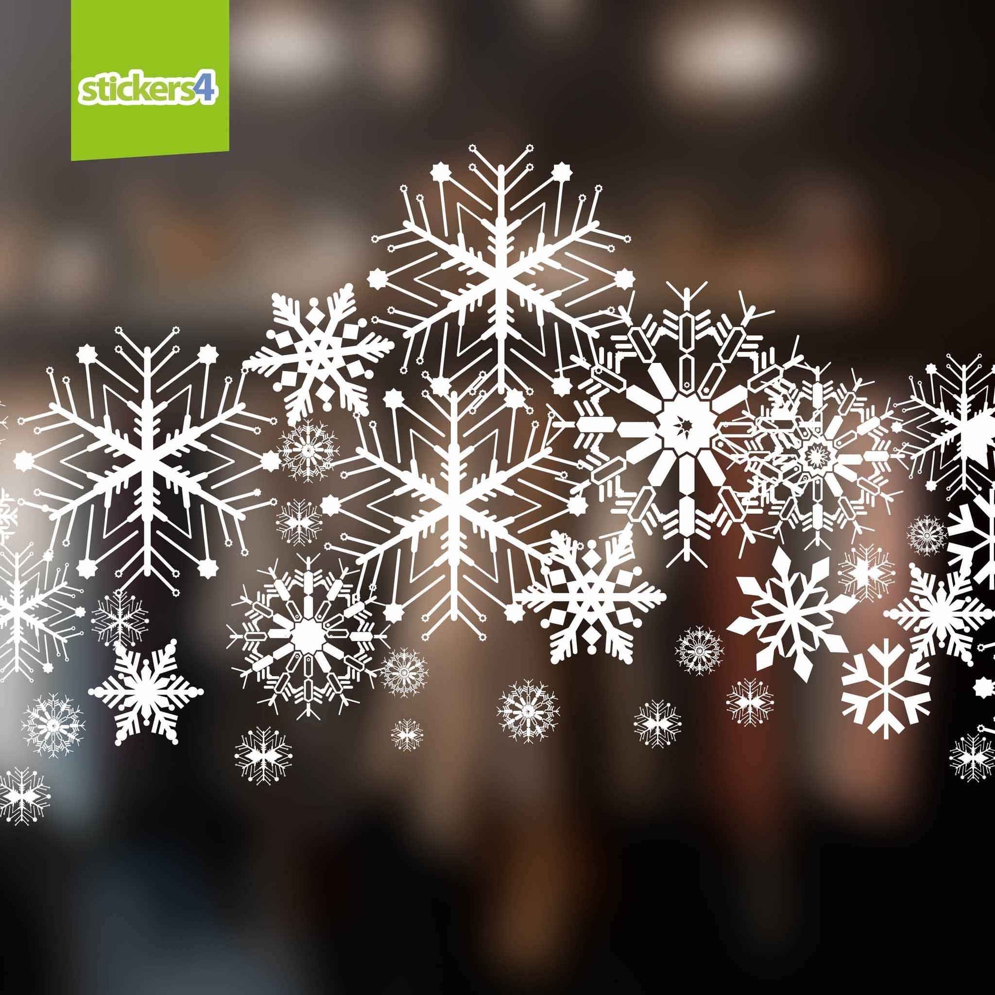 Snowflake Swag Window Border