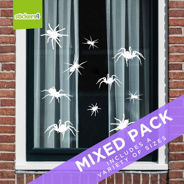 Spider Window Stickers | Halloween Decor | Stickers4