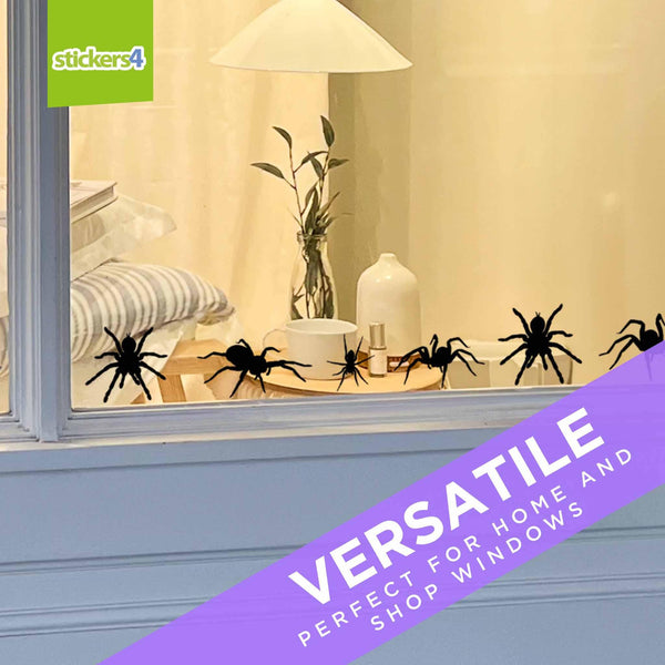 Halloween Spider Window Stickers
