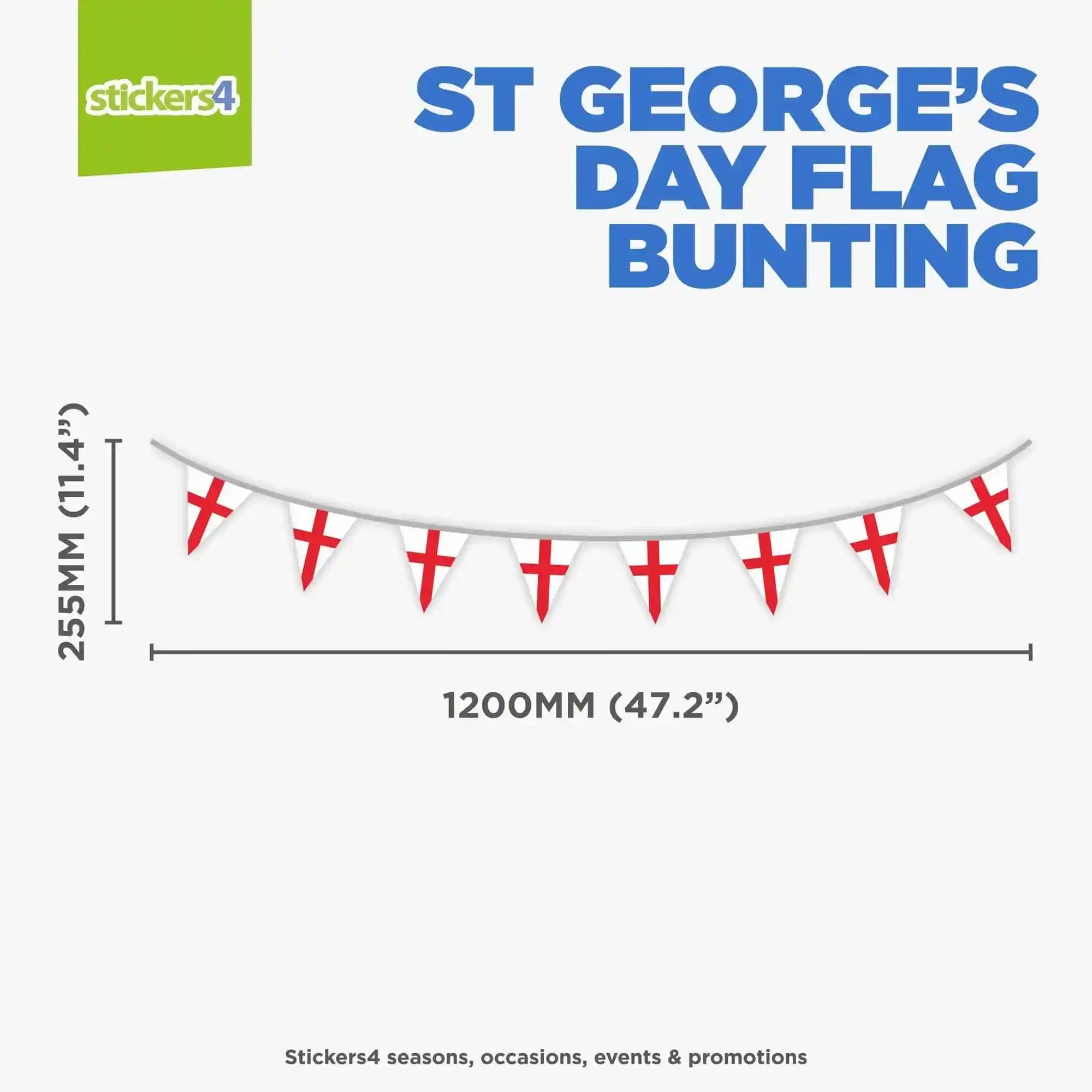 St George's Flag Static Cling Window Sticker | St George's Day