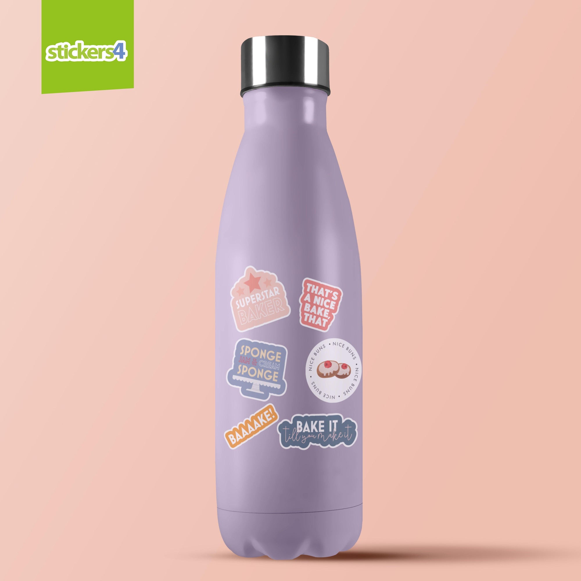 Bake Off Inspired Sticker Pack - Removable Laptop Decals for Baking Fa