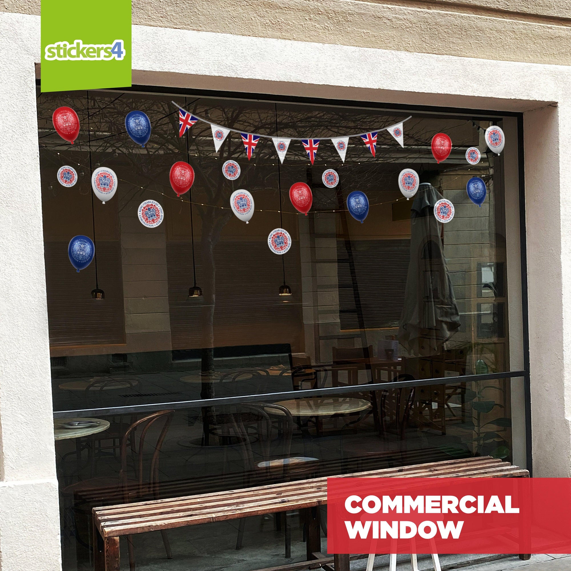 CRIII Coronation - Official Logo Bumper Bunting & 'Balloon' Pack