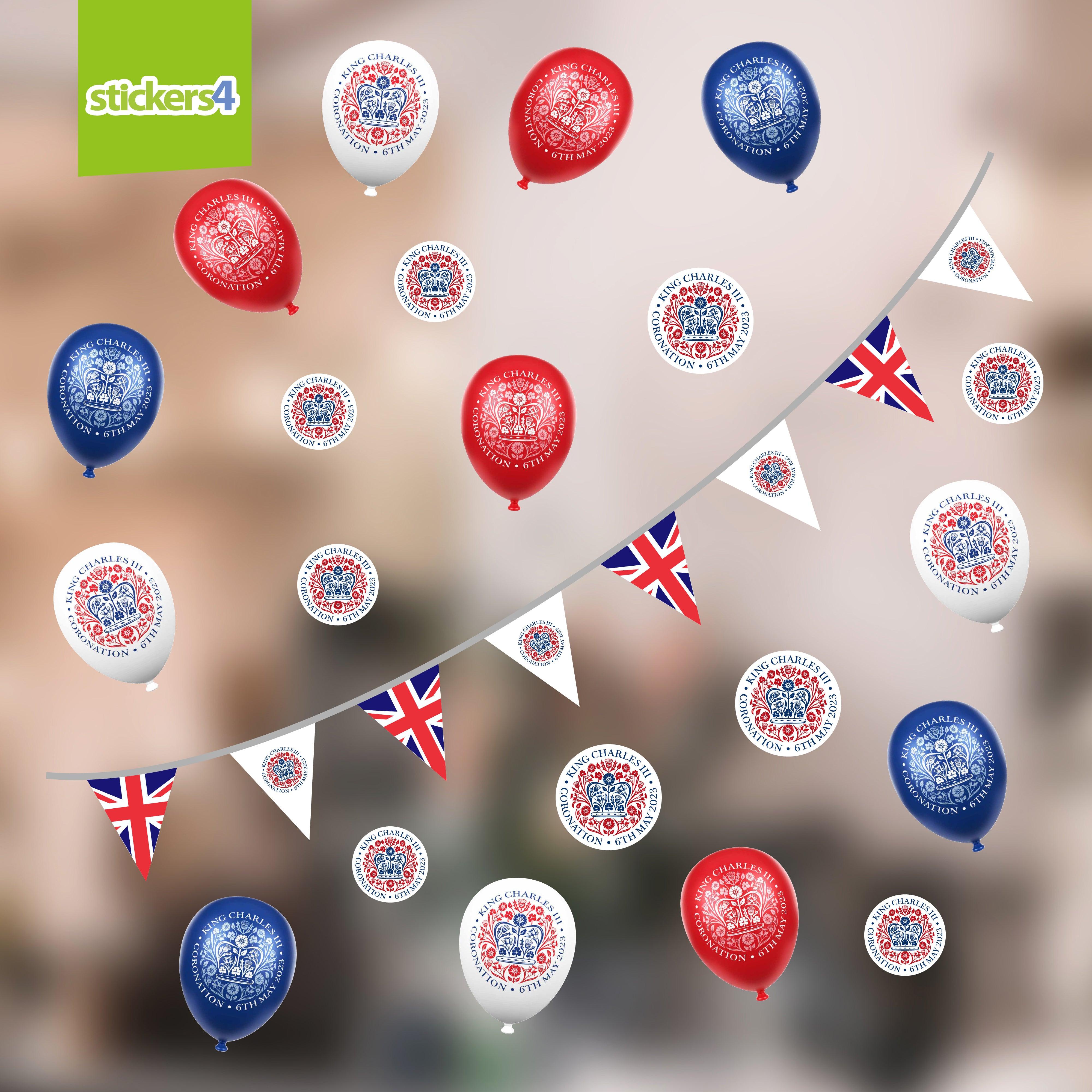 CRIII Coronation - Official Logo Bumper Bunting & 'Balloon' Pack