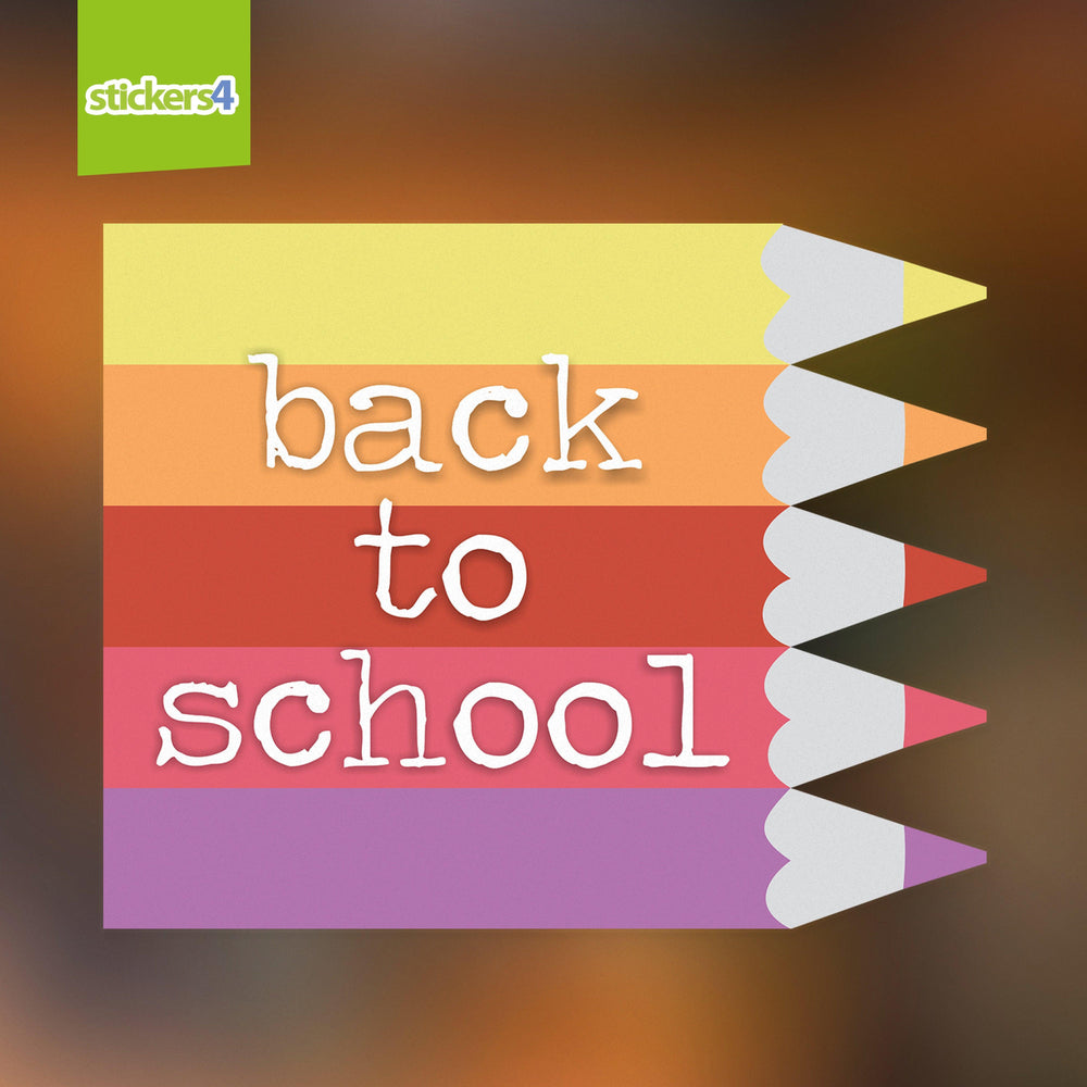 Back to School Window Stickers