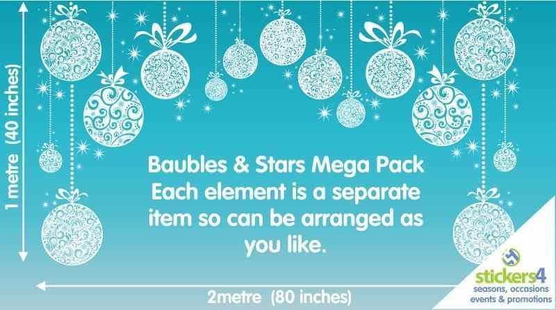 Baubles & Stars Mega Pack | Stickers4