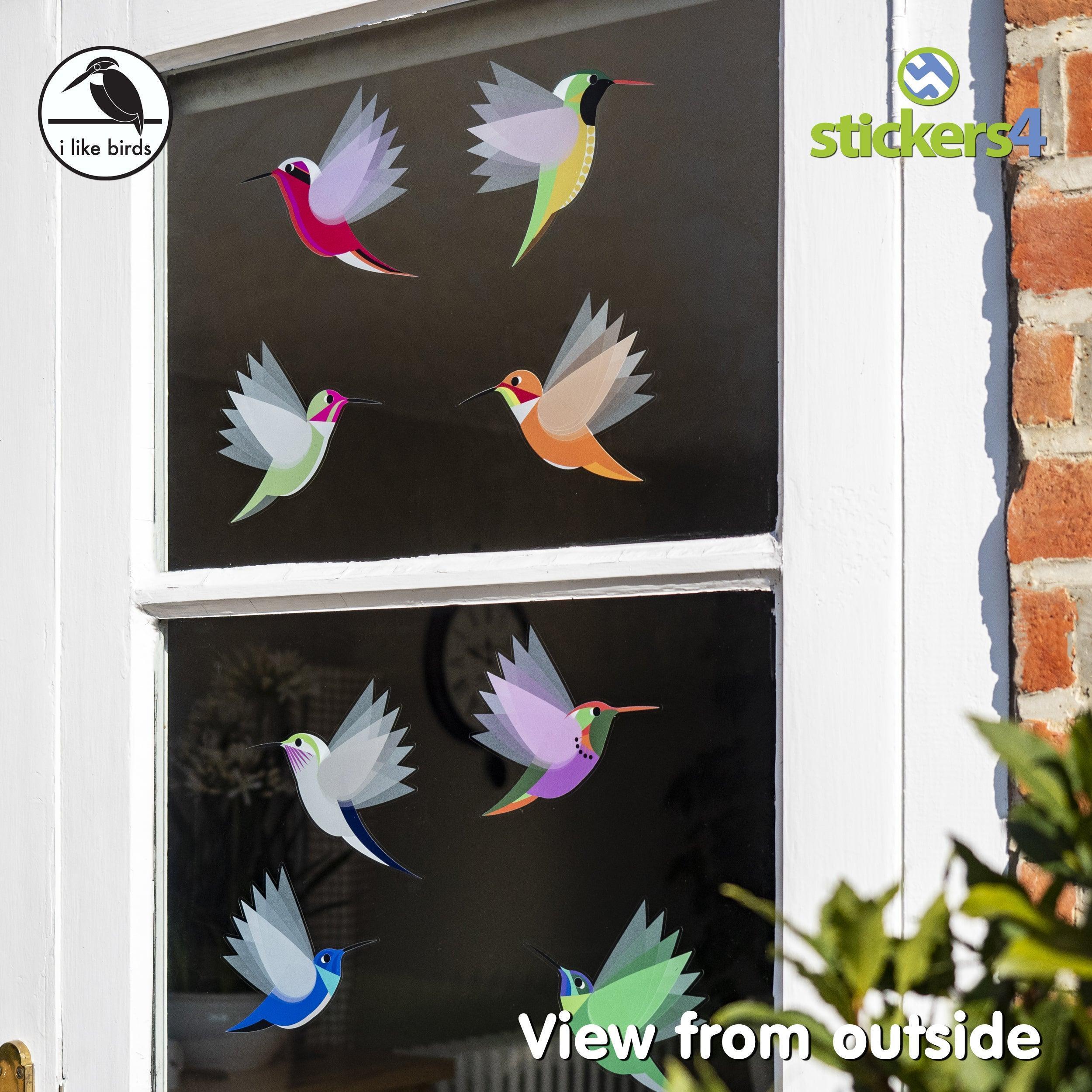 Exotic Hummingbirds window sticker | I Like Birds | Stickers4
